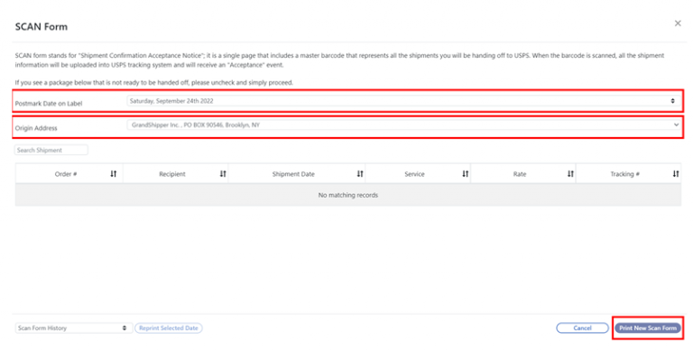 How To Print USPS Scan Form (5630) - Grandshipper.com
